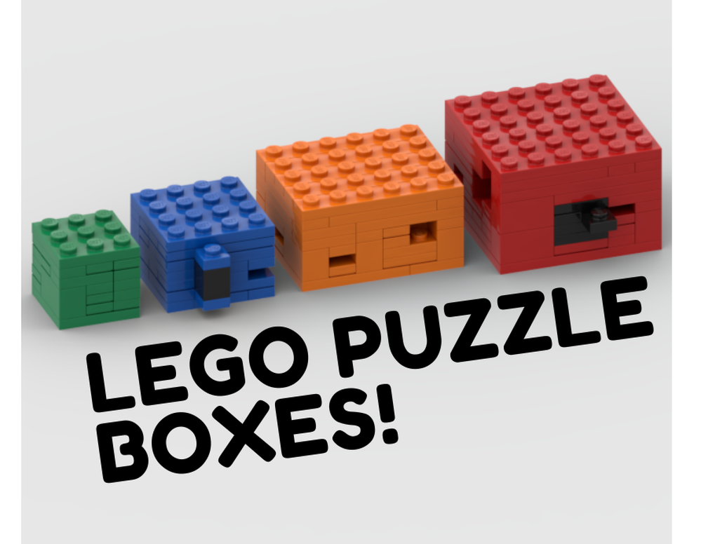 LEGO MOC-254158 4 LEGO Puzzle boxes by Crazy bricks studios ...