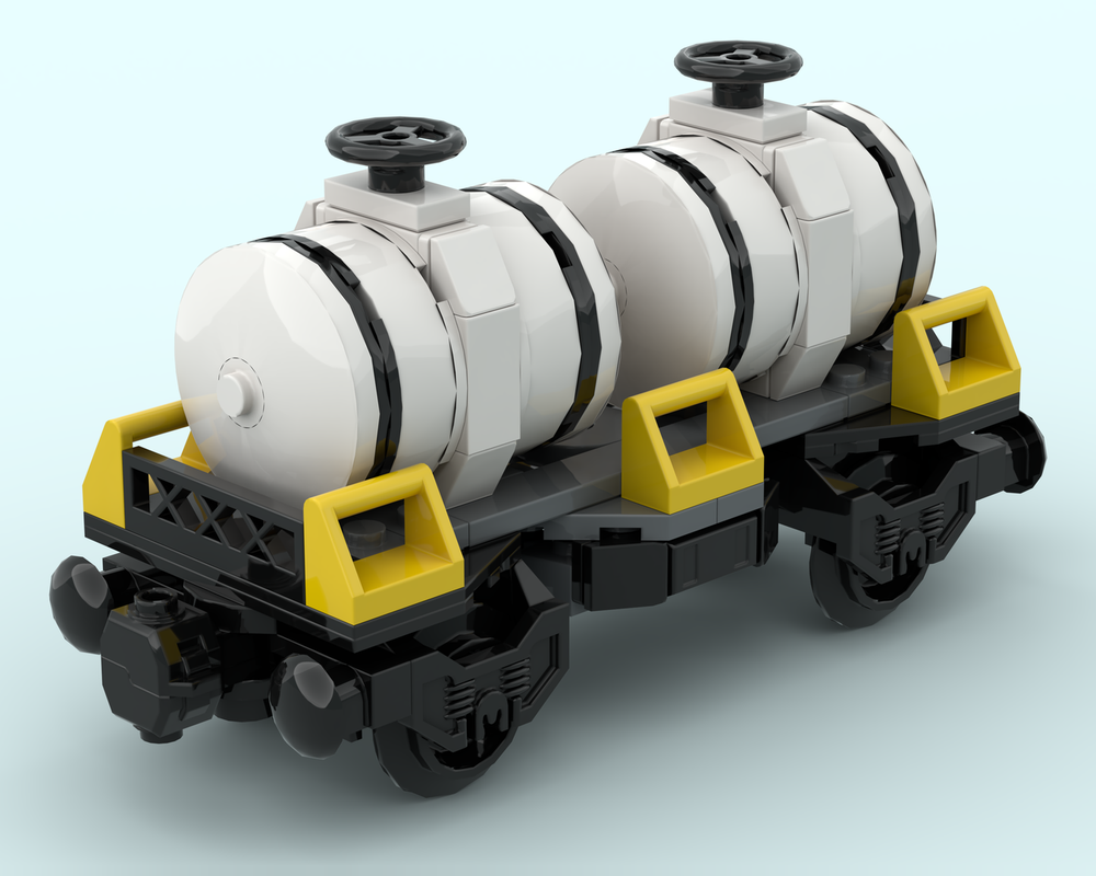 LEGO MOC-254188 Dual Tank Car by Codan21 | Rebrickable - Build with LEGO
