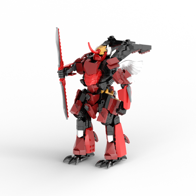 LEGO MOC-254201 Tengu Mech by ShowMeTheBrick | Rebrickable - Build with ...