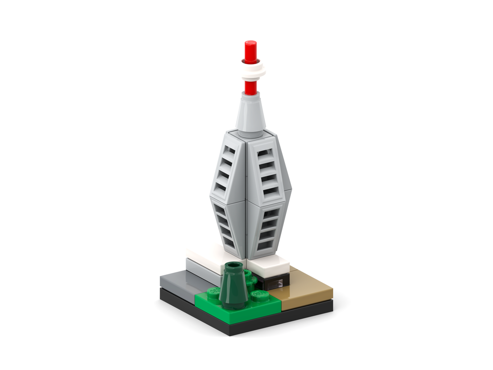 LEGO MOC-254216 Micro Kamzik TV Tower by The Bobby Brix Channel ...