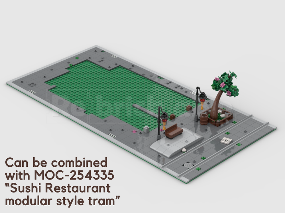 LEGO MOC-254332 Sushi Restaurant modular style base by kiploempia ...