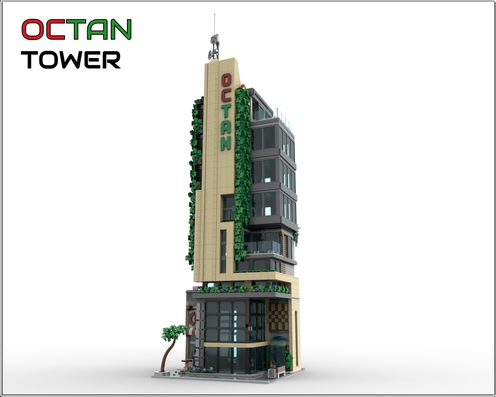 LEGO MOC-254356 Octan Tower by xymato | Rebrickable - Build with LEGO