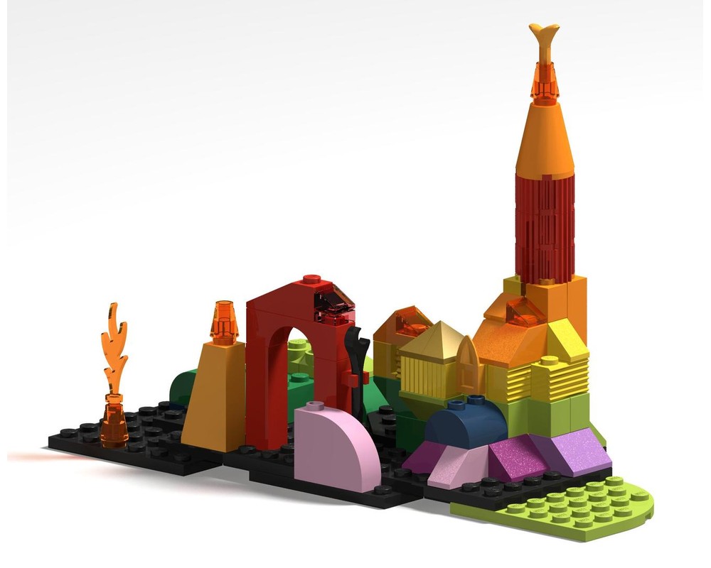 LEGO MOC-254359 One Dollar Castle and Surroundings by cbustapeck ...
