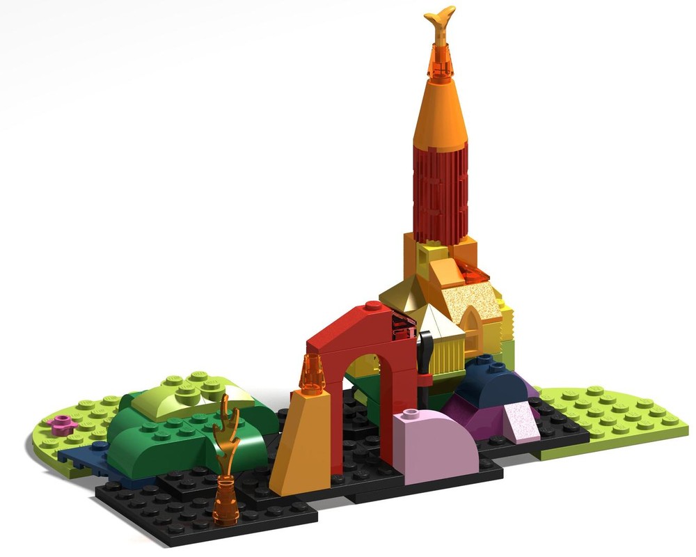 LEGO MOC-254359 One Dollar Castle and Surroundings by cbustapeck ...