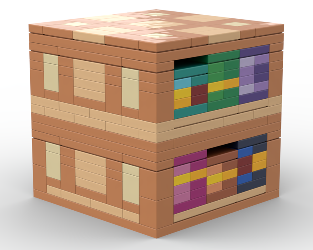 LEGO MOC-254392 Chiseled Bookshelf by aure bricks | Rebrickable - Build ...