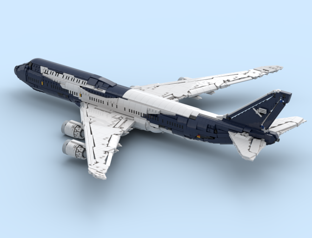 LEGO MOC-254442 Lufthansa Boeing 747-8I 100 Years Livery by ryangc ...