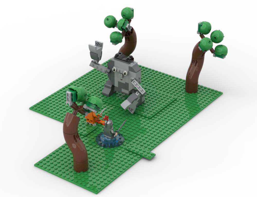 LEGO MOC-254469 "King" Golem Battle at Wayward Woods by AresBuilds ...