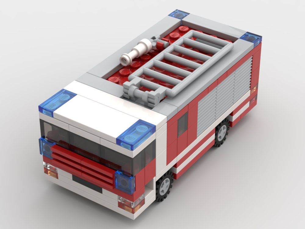 LEGO MOC Micro Firefighter Truck (Austria) by Tec-Sau | Rebrickable ...