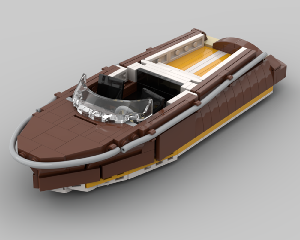 LEGO MOC-254507 Vintage Daycruiser Speedboat – 304 Parts by brick4fun ...
