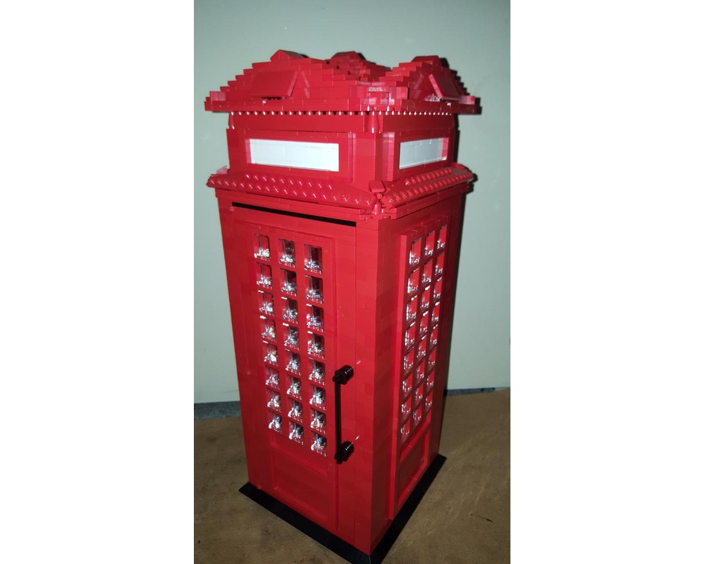 LEGO MOC LONDON PHONEBOX by brickmadstu82 | Rebrickable - Build with LEGO