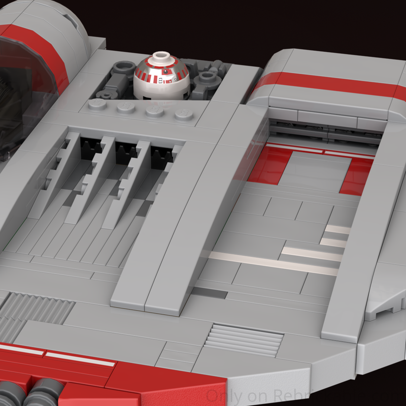 LEGO MOC-254534 D-Wing Starfighter by scruffybrickherder | Rebrickable ...