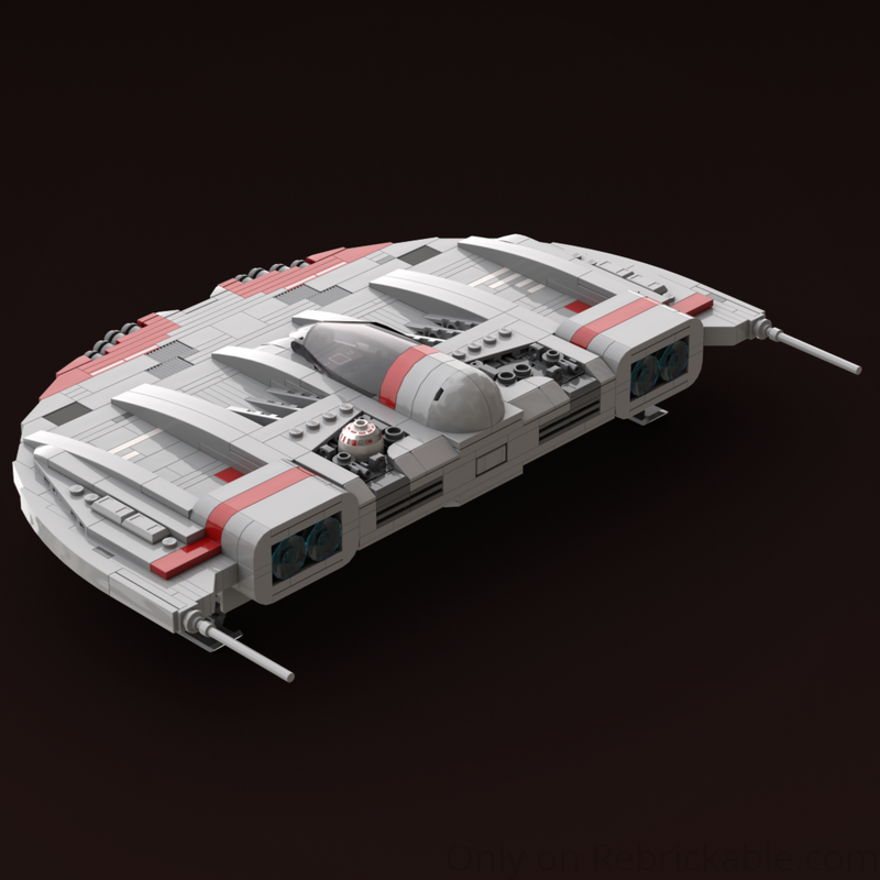 LEGO MOC-254534 D-Wing Starfighter by scruffybrickherder | Rebrickable ...