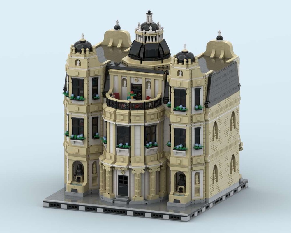 LEGO MOC-254572 The Livingstone Palais - Modular Building on MILS plate ...