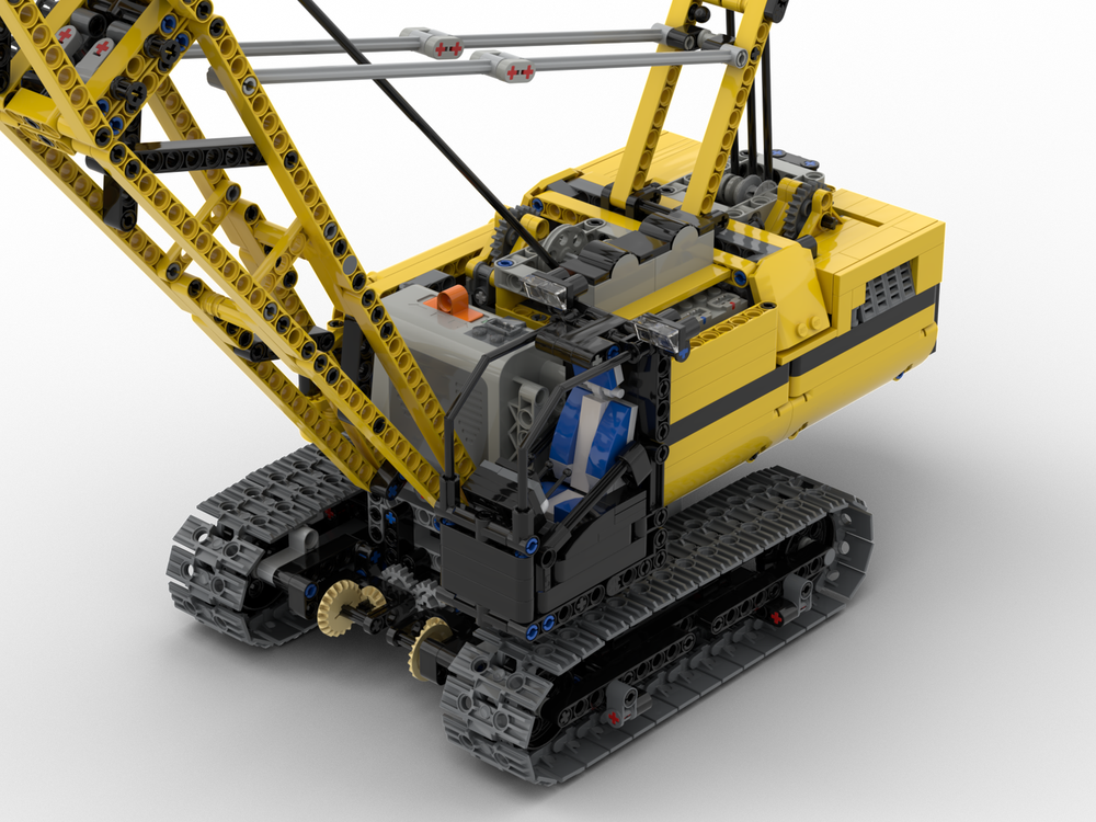 LEGO MOC Crawler Crane RC by Steelman14a | Rebrickable - Build with LEGO