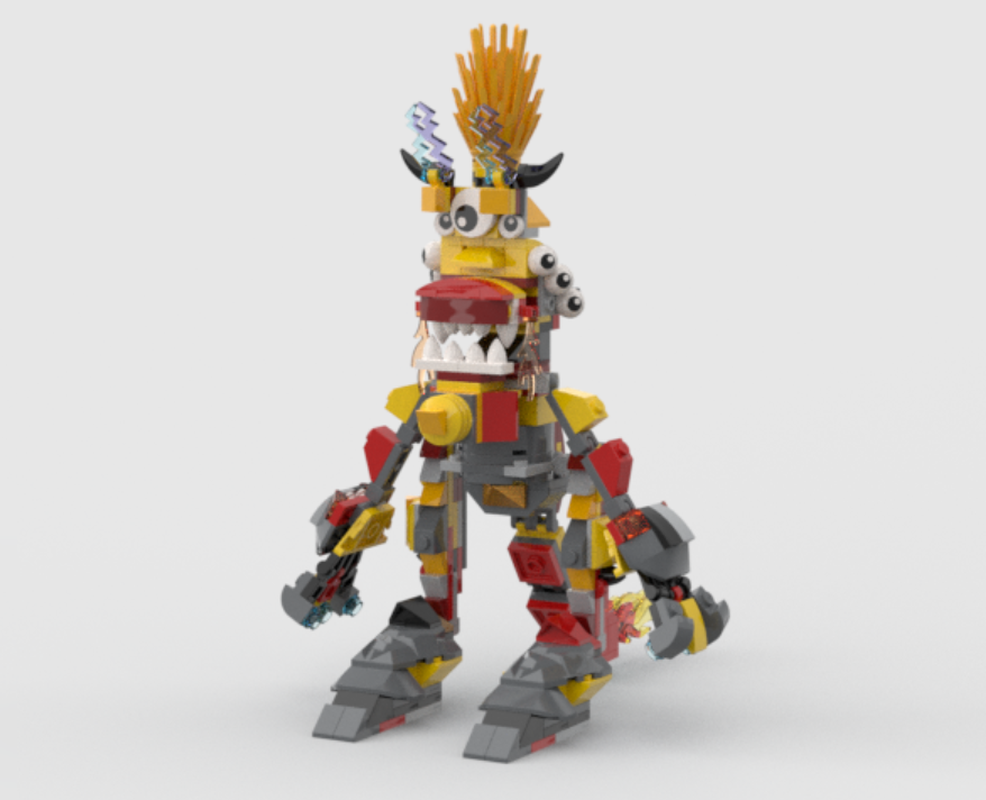 Lego Moc 254582 Mixels Series 1 Megamax My Version By Gautman