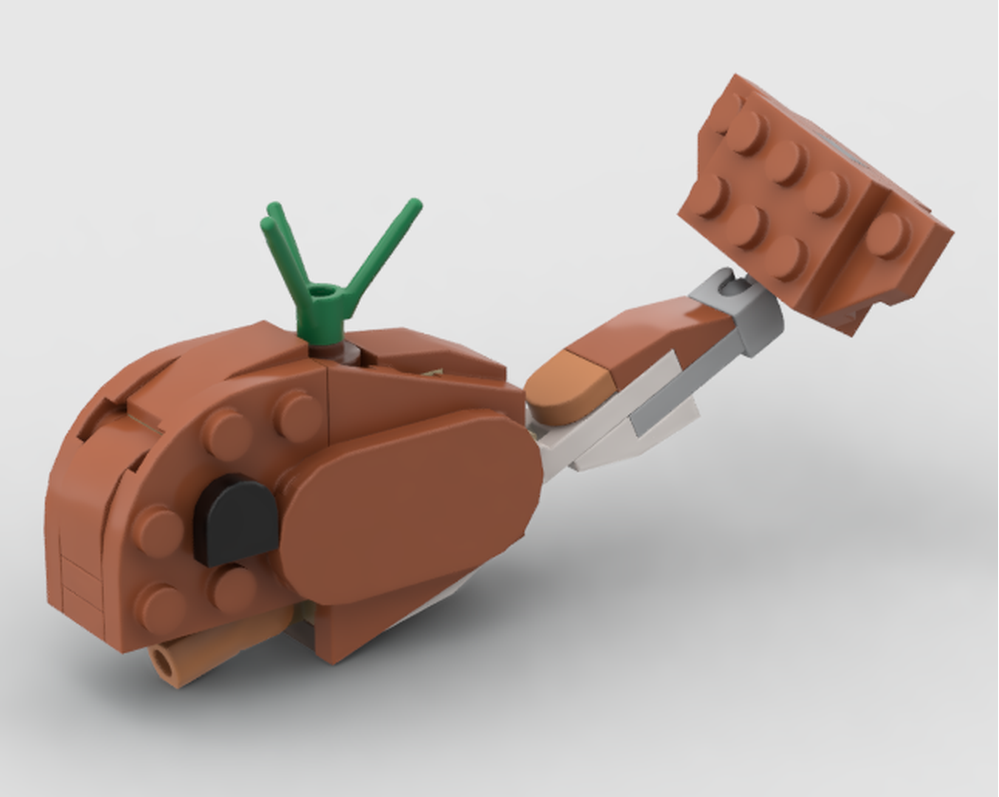 LEGO MOC-254646 Tiny red whale by ZotteLambik | Rebrickable - Build ...