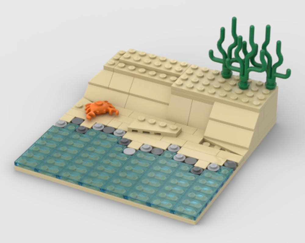 LEGO MOC-254657 BEACH by GBP | Rebrickable - Build with LEGO