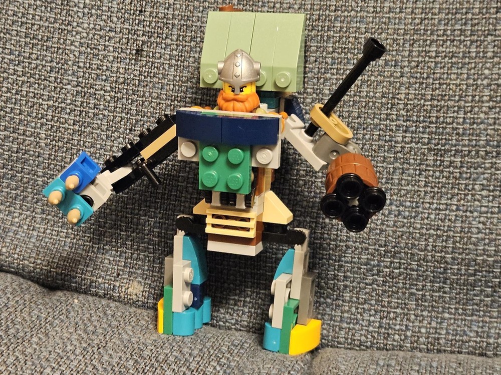 LEGO MOC-254660 mini viking mech by batwad | Rebrickable - Build with LEGO