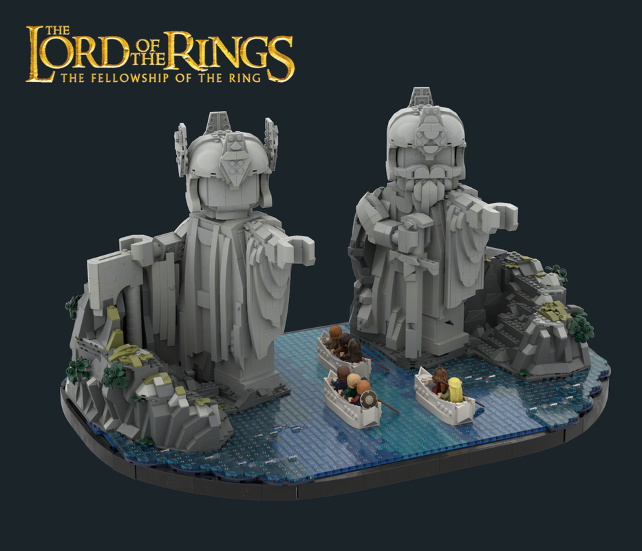 LEGO MOC-254727 Argonath - Pillars of Kings by ObscureLamp ...