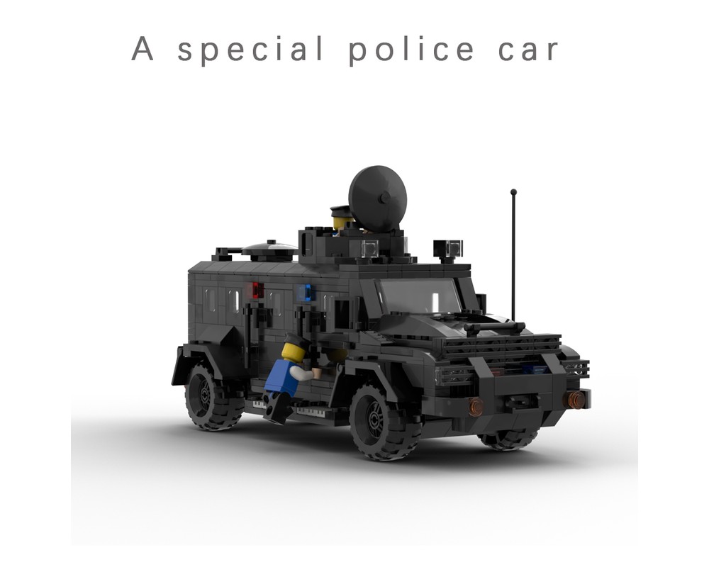LEGO MOC A special police car by xiaowang | Rebrickable - Build with LEGO
