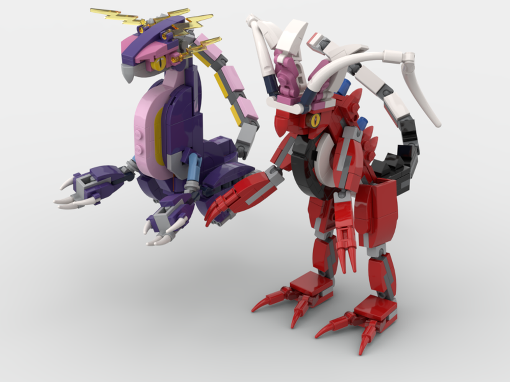 LEGO MOC-254772 Koraidon & Miraidon by recreater | Rebrickable - Build ...