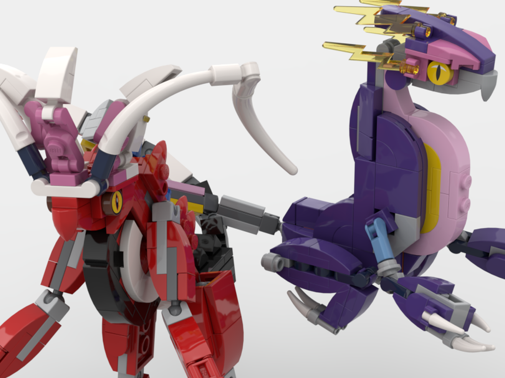 LEGO MOC-254772 Koraidon & Miraidon by recreater | Rebrickable - Build ...