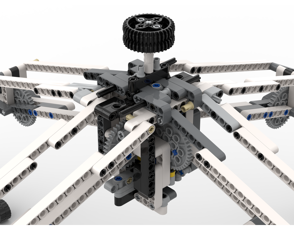 LEGO MOC-254972 HOBERMAN SYNCHRONIZED FOUR-BAR LINKAGES USING LEGO by ...