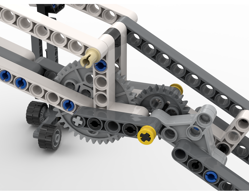 LEGO MOC-254972 HOBERMAN SYNCHRONIZED FOUR-BAR LINKAGES USING LEGO by ...