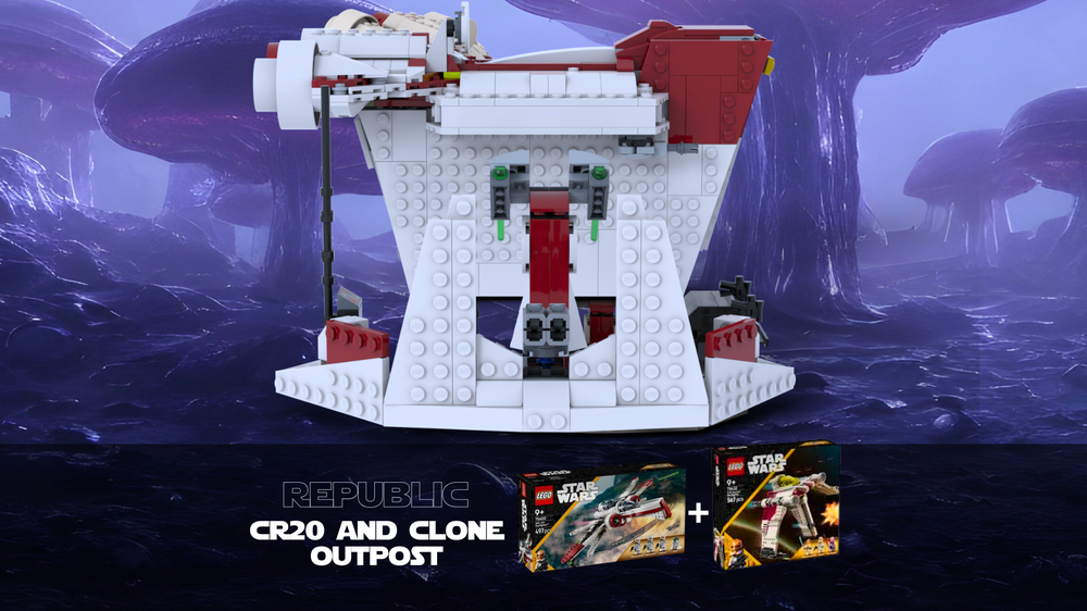 LEGO MOC-254981 Republic CR-20 & Clone Outpost - 75402 + 75432 ...
