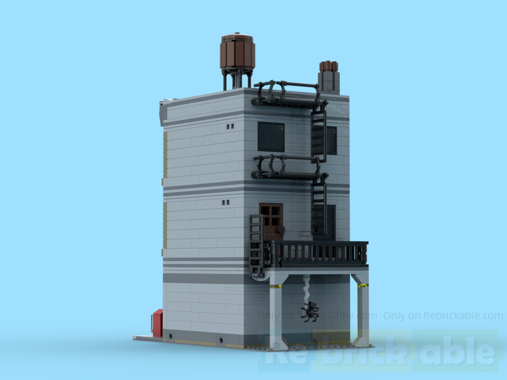 LEGO MOC-255016 Spider-Man's Apartment (76108 MOD) by Spacefarer ...