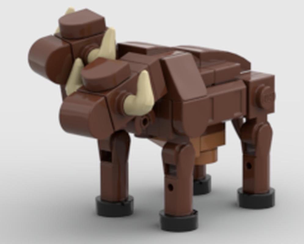 LEGO MOC-255066 Fallout 4 Brahmin by MediaBricks | Rebrickable - Build ...