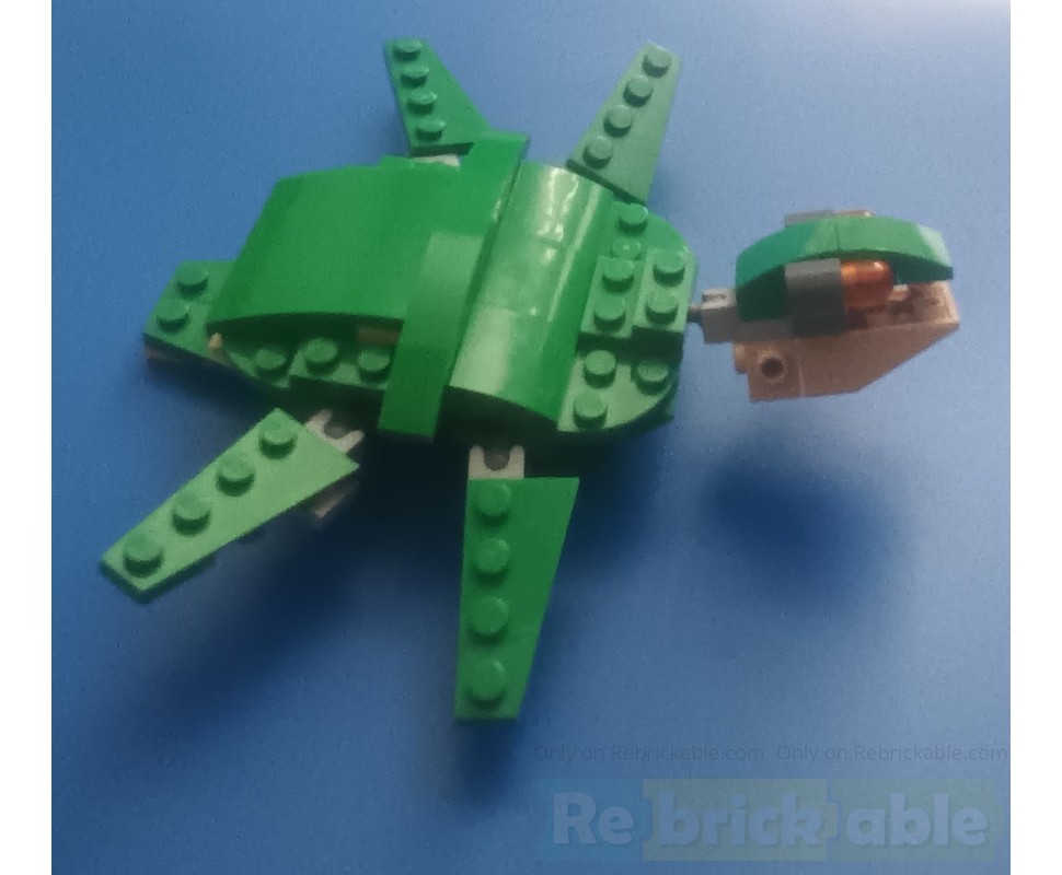 LEGO MOC-255155 Sea Turtle by Biggybricker | Rebrickable - Build with LEGO