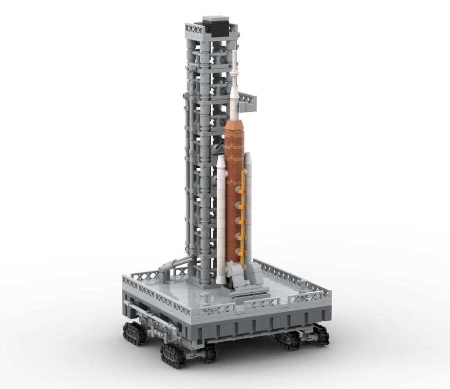 LEGO MOC-255196 Mini Artemis II with Crawler-Transporter by SB-22 ...