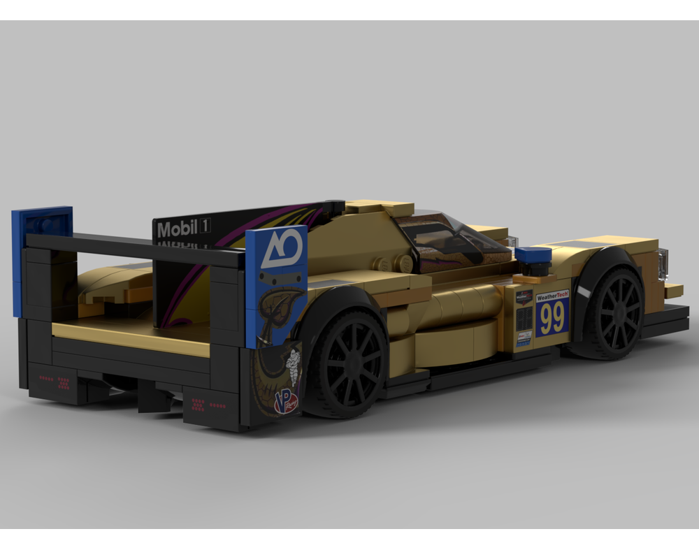 LEGO MOC-255598 Oreca 07 LMP2 #99 AO Racing “Spike” Gold – Daytona 24H ...