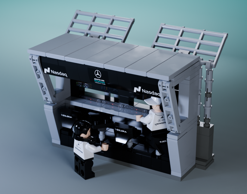 LEGO MOC-255637 MERC.AMG F1 PITWALL 2026 by ILbricksArt | Rebrickable ...