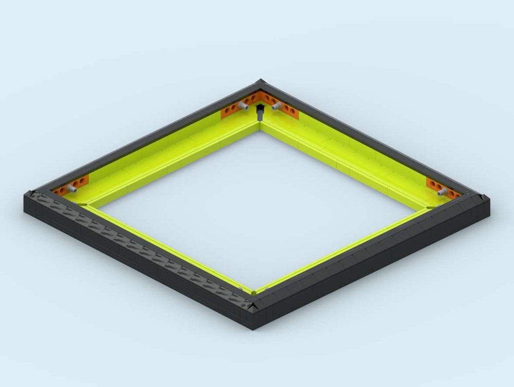 LEGO MOC-255666 Standard Frame for MILS Plates by Bricktopolis ...