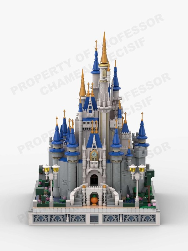 LEGO MOC-255779 Cinderella's Castle microscale by ...