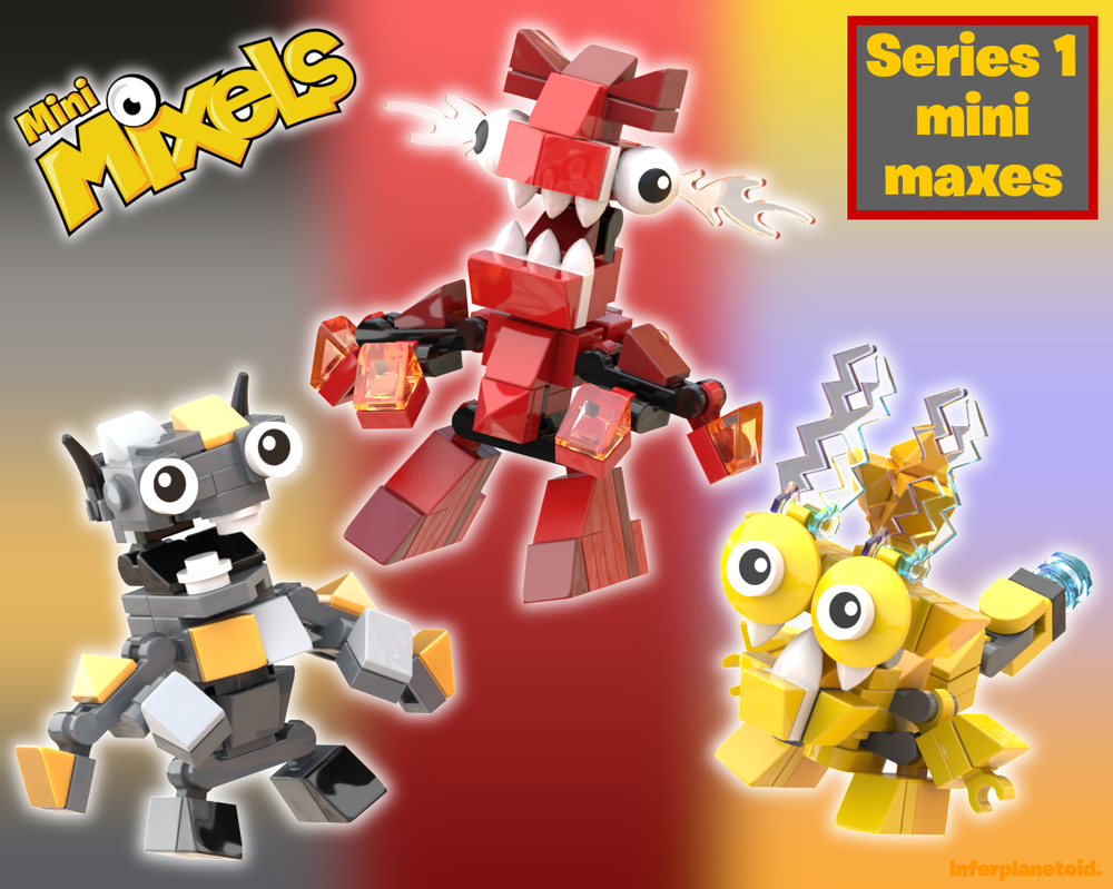 Lego Moc 255810 Mini Mixels Series 1 Mini Maxes By Jaip Rebrickable
