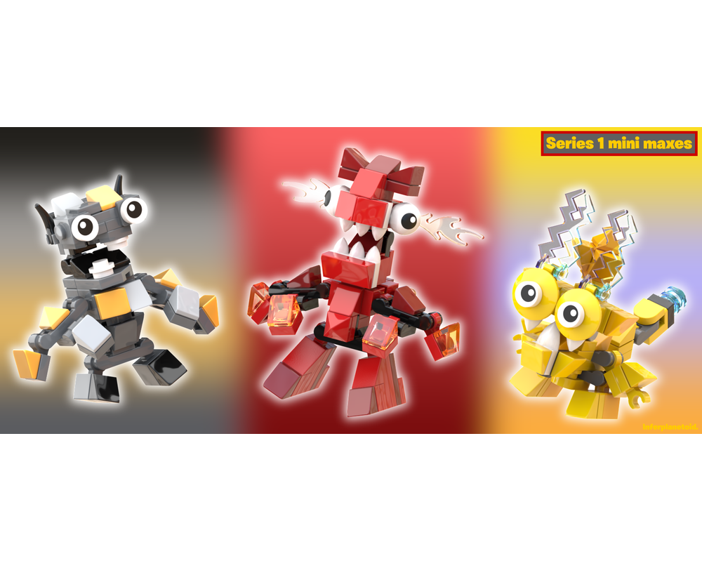Lego Moc 255810 Mini Mixels Series 1 Mini Maxes By Jaip Rebrickable