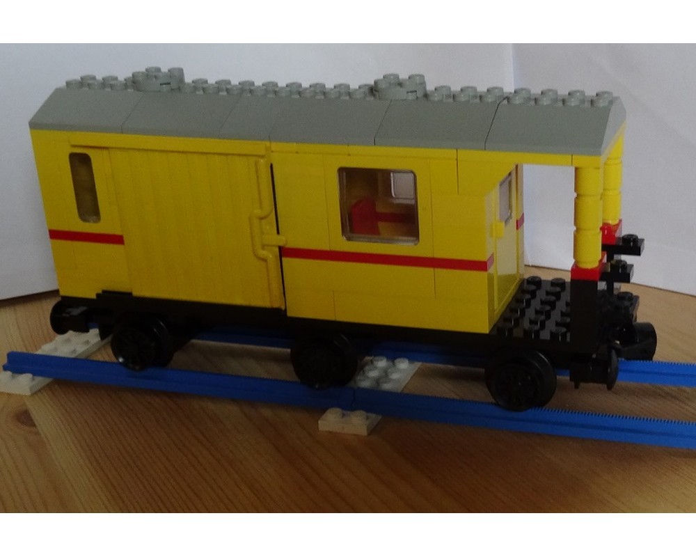 LEGO MOC-25583 Combine car 3axled yellow (Train 2019) | Rebrickable ...