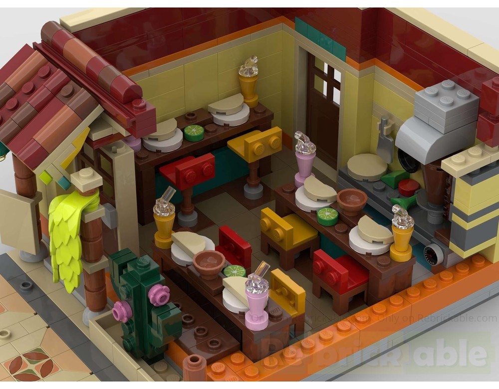 LEGO MOC-255975 Mexican Taco Restaurant Modular by brickmanspark ...