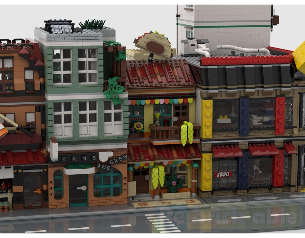 LEGO MOC-255975 Mexican Taco Restaurant Modular by brickmanspark ...