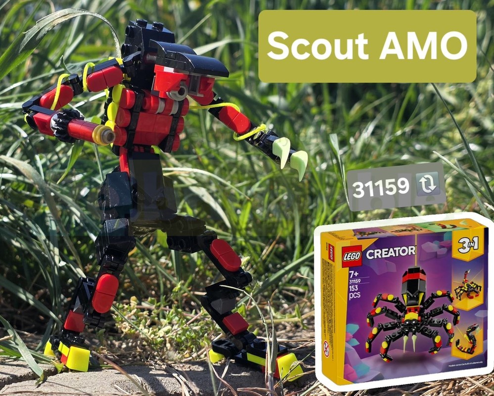 LEGO MOC-255992 Scout AMO 31159 alternative build by Mech-Anic ...