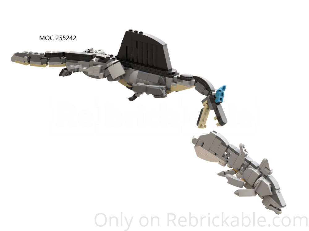 LEGO MOC-256002 Mawsonia gigas (minifig scale) by Ambrosino ...