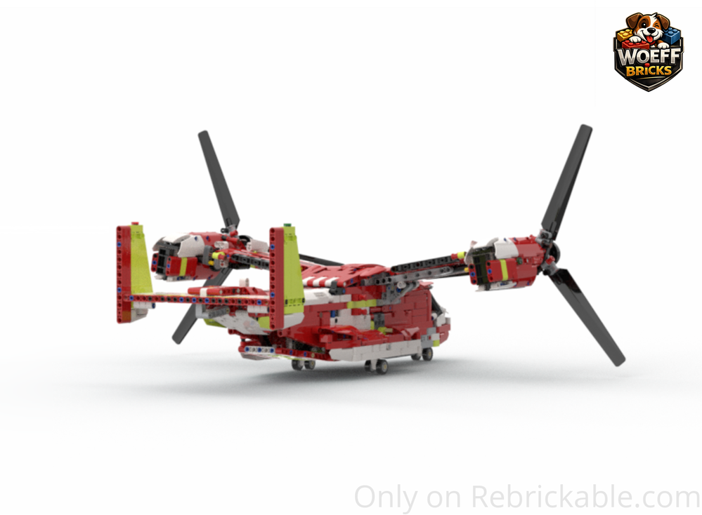 LEGO MOC-256037 42145 Bell Boeing V-22 Osprey by Woeff Bricks ...