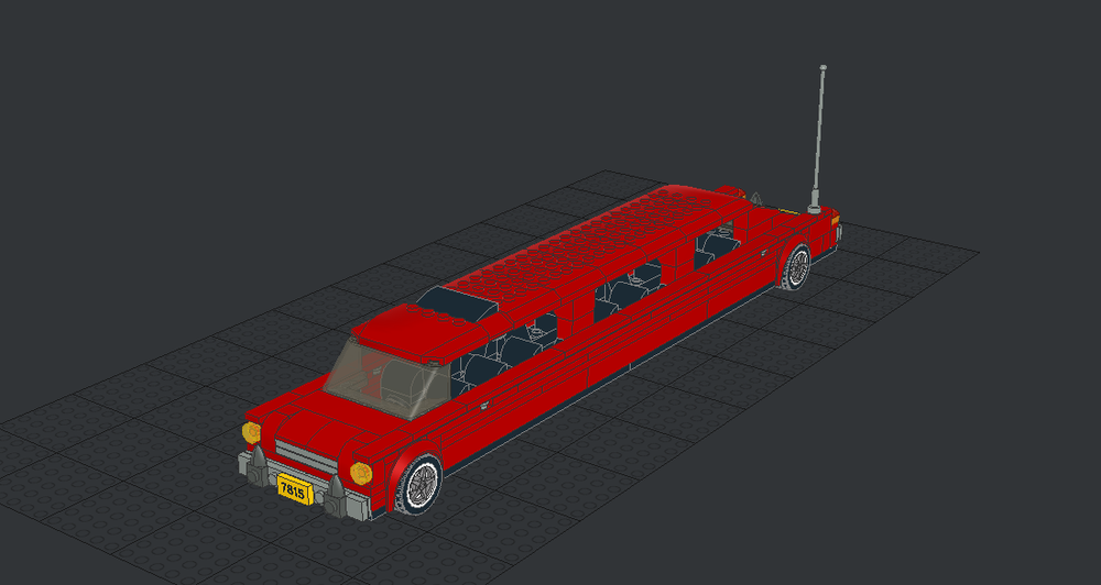 LEGO MOC-256041 A long limousine by SweetyBrix | Rebrickable - Build ...