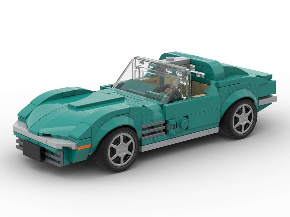 LEGO MOC-256045 Chevrolet Corvette Stingray C3 ~1:31 by pigletciamek ...