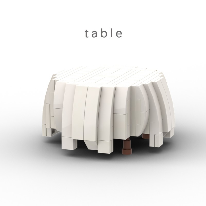 LEGO MOC table by xiaowang | Rebrickable - Build with LEGO