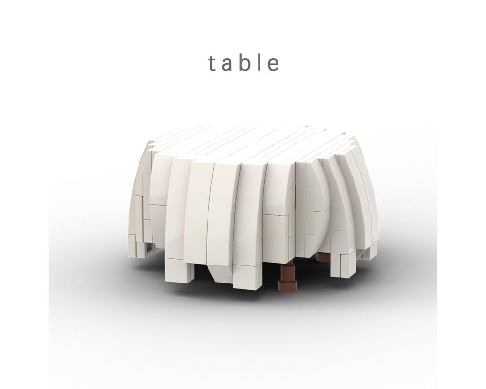 LEGO MOC table by xiaowang | Rebrickable - Build with LEGO
