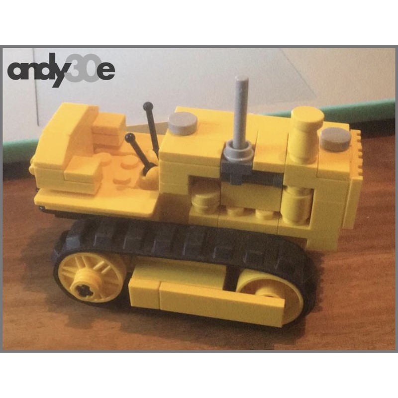 Lego Moc Caterpillar Crawler Tractor By Andy30e Rebrickable Build